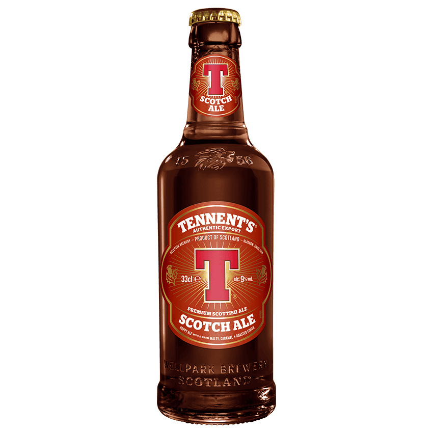 Tennent´s Scotch Ale Botella 330ml 9% - Bebidas en Casa